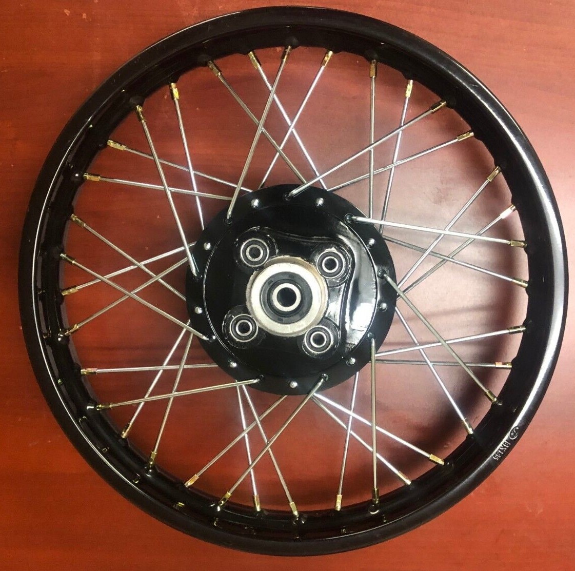 RPS Hawk 250 Rear Wheel Rim in Black for Carb Version. (#2 in diagram ...