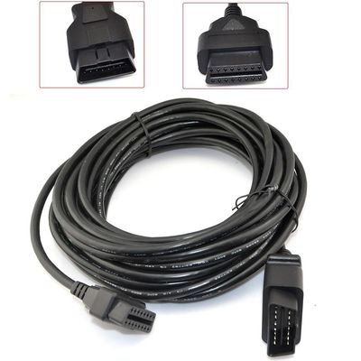 33ft 10M OBD 2 II 16 Pin Car M/F Extension Cable Diagnostic Extender ...
