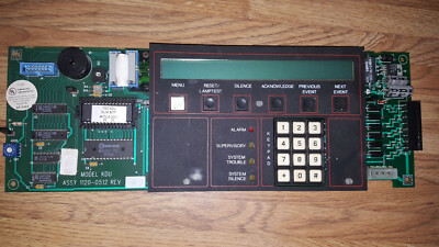 FCI 7200 SERIES 1120-0512 REV D KDU KEYBOARD DISPLAY UNIT FIRE ALARM ...