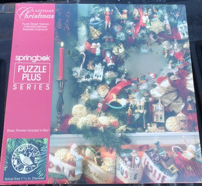 Christmas A Keepsake Springbok Puzzle 500 Piece Jigsaw Holiday Themed ...