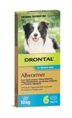 Drontal 5 Tablets Medium Dog | eBay