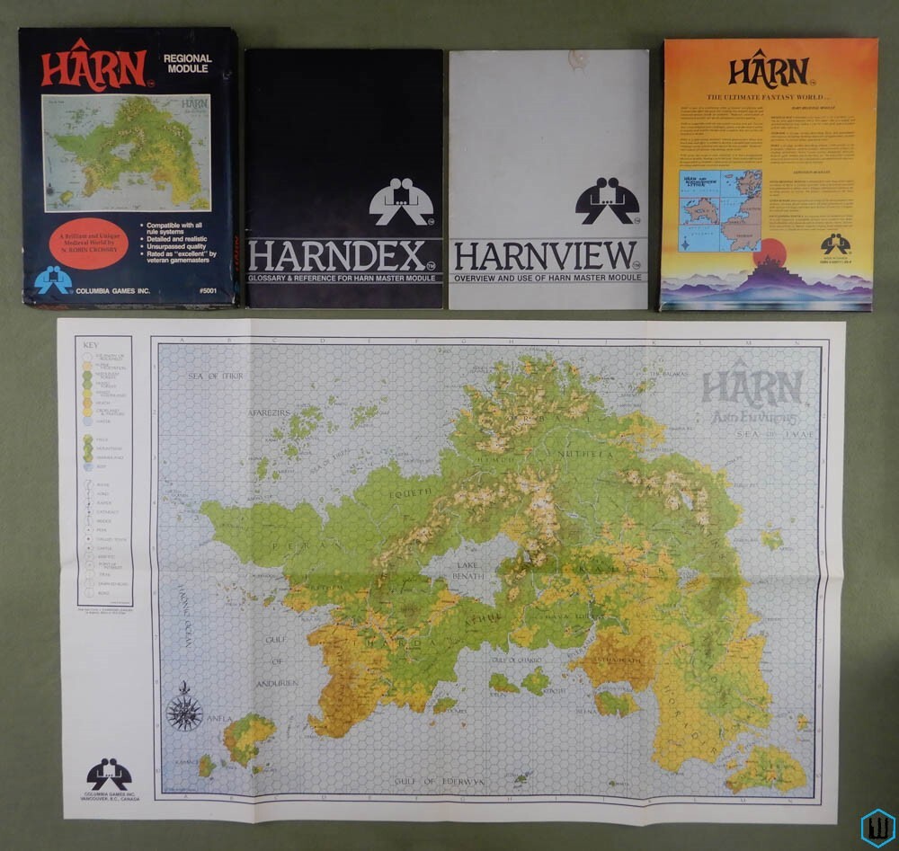 Harn Regional Module (HarnWorld RPG campaign setting) Box Set Columbia ...