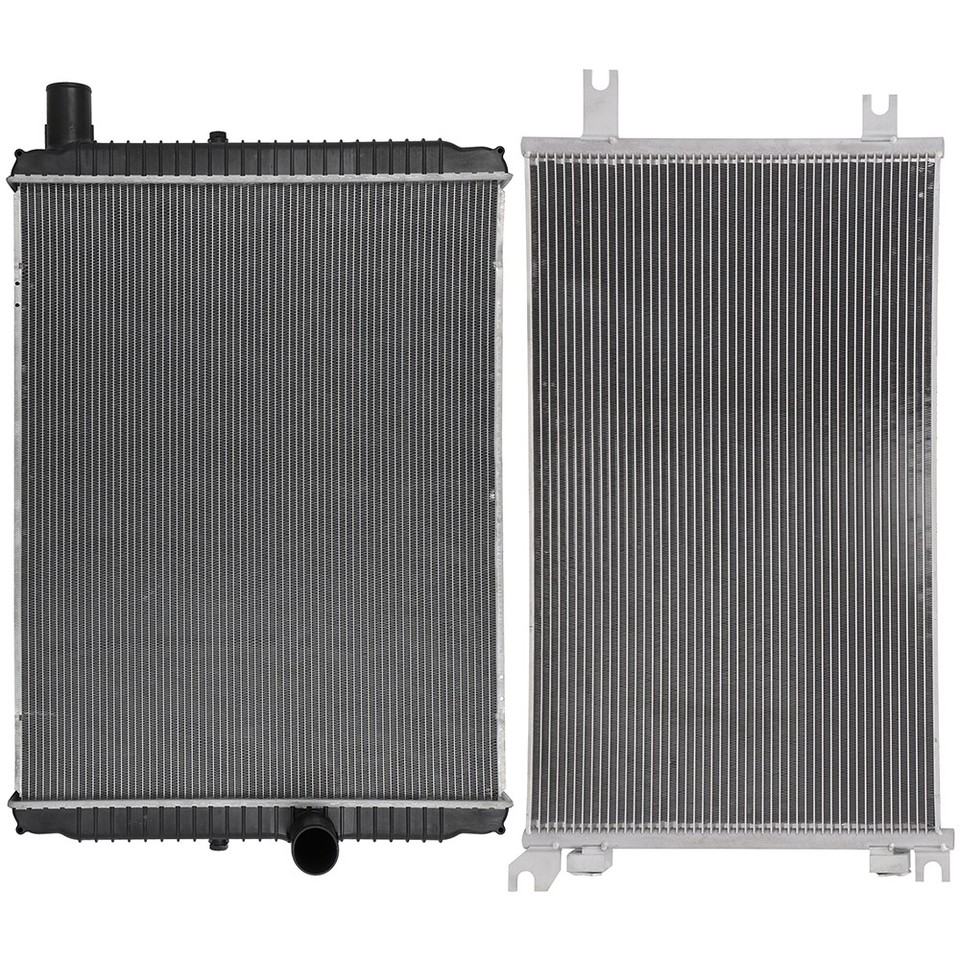 Radiator & AC Condenser Cooling Kit For International Harvester ProStar ...