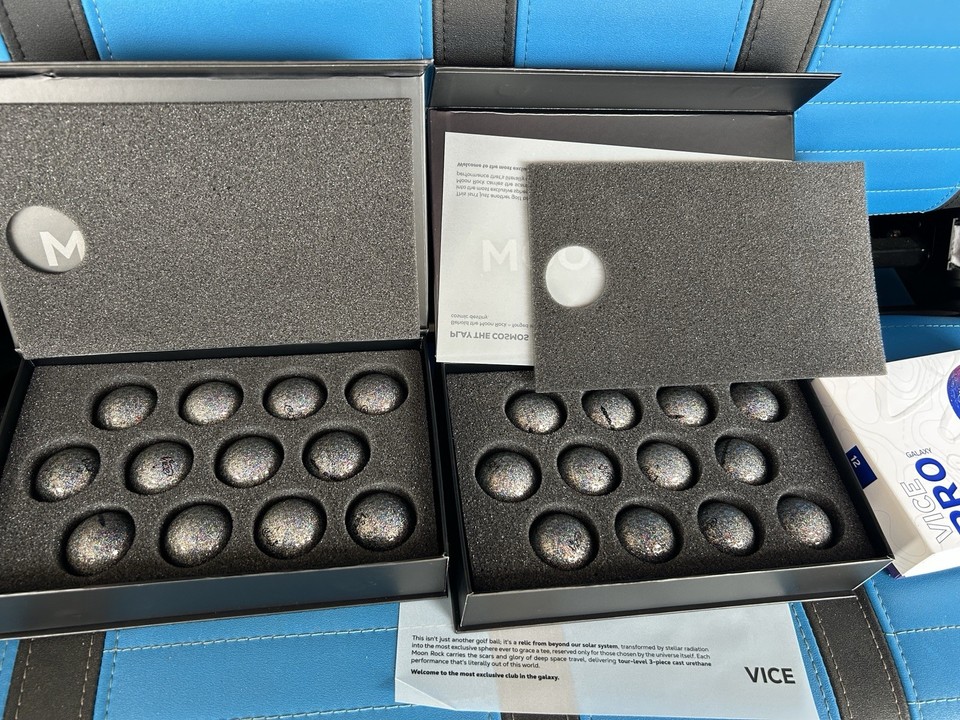 Vice Moon Rock Tour Preferred Golf Balls 3-piece Black Multicolor 12 ...
