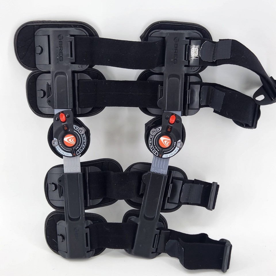 Breg T Scope Knee Brace Hinged ROM Adjustable Orthopedic Support 18 ...