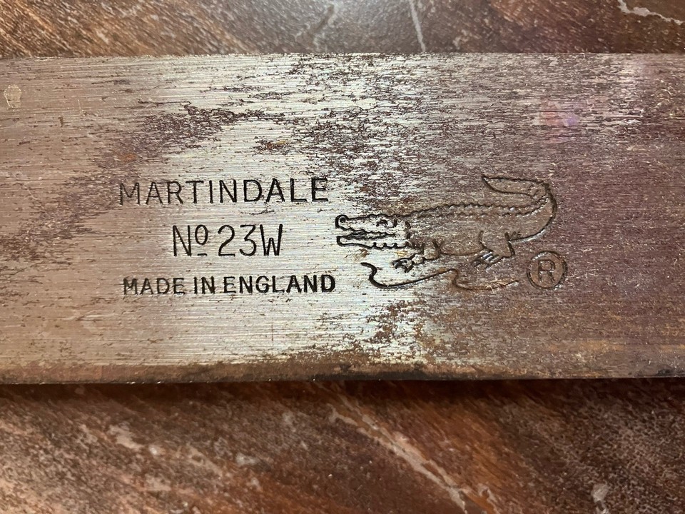 Martindale Machete 23W Carbon Steel Personalized Leather Sheath Vintage ...