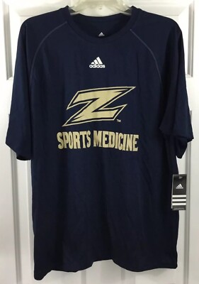 adidas ClimaLite Mens Large Akron Zips Sports Medicine Performance T ...
