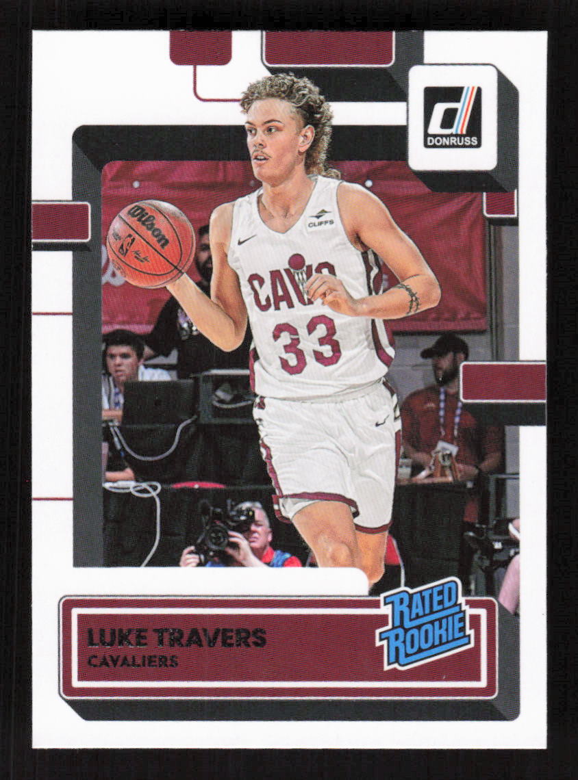 2022-23 Donruss #248 Luke Travers Rookie Cleveland Cavaliers | eBay