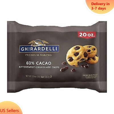 GHIRARDELLI Premium Baking 60% Cacao Bittersweet Chocolate Chips - 20oz ...