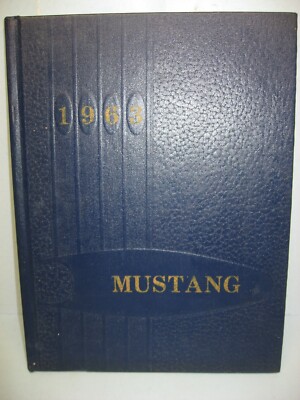 1963 Mustang, Monson High School, Monson, Massachusetts. Yearbook | eBay