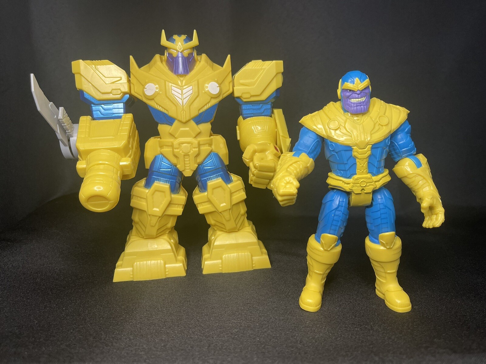 Marvel Avengers Mech Strike Thanos Figure With Infinity Mech Suit | eBay