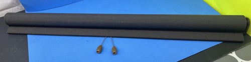 Bali Essentials Solar Shade 34” W x 79 5/8" Vinyl Exterior Charcoal ...