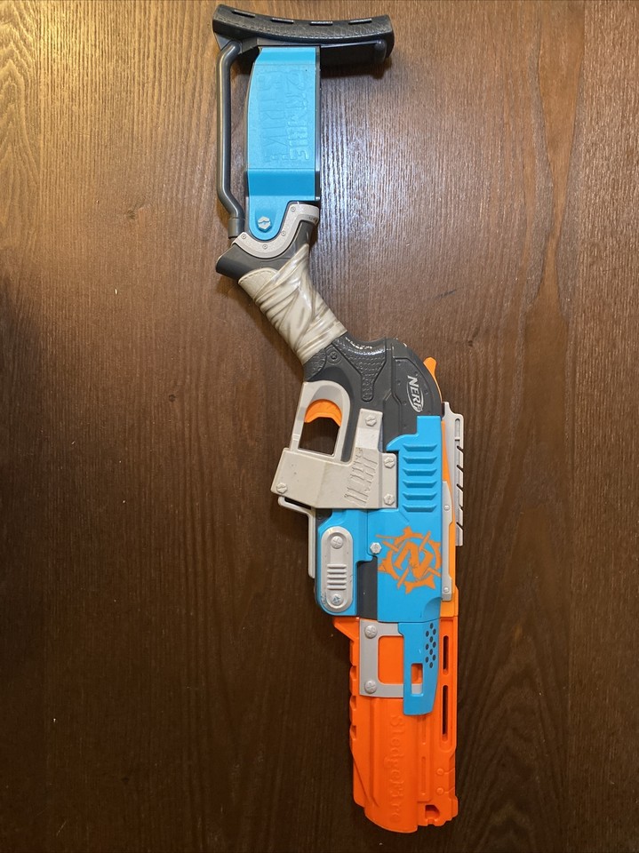 Nerf Zombie Strike Sledge Fire Dart Blaster Shotgun- Tested and Working ...