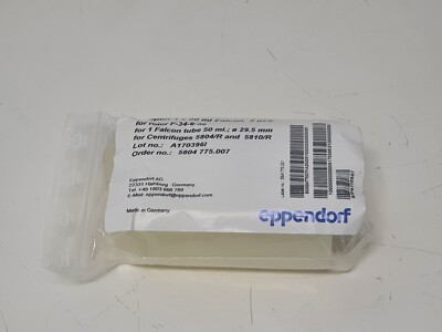 Pair of 1x50mL Eppendorf Falcon Tube Adapter for F-34-6-38 Rotor 5804 ...