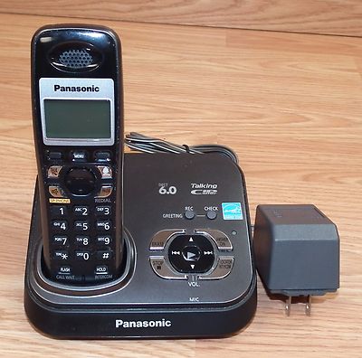 Panasonic (KX-TG9331T) DECT 6.0 Talking Caller ID Phone w/ Base & Power ...