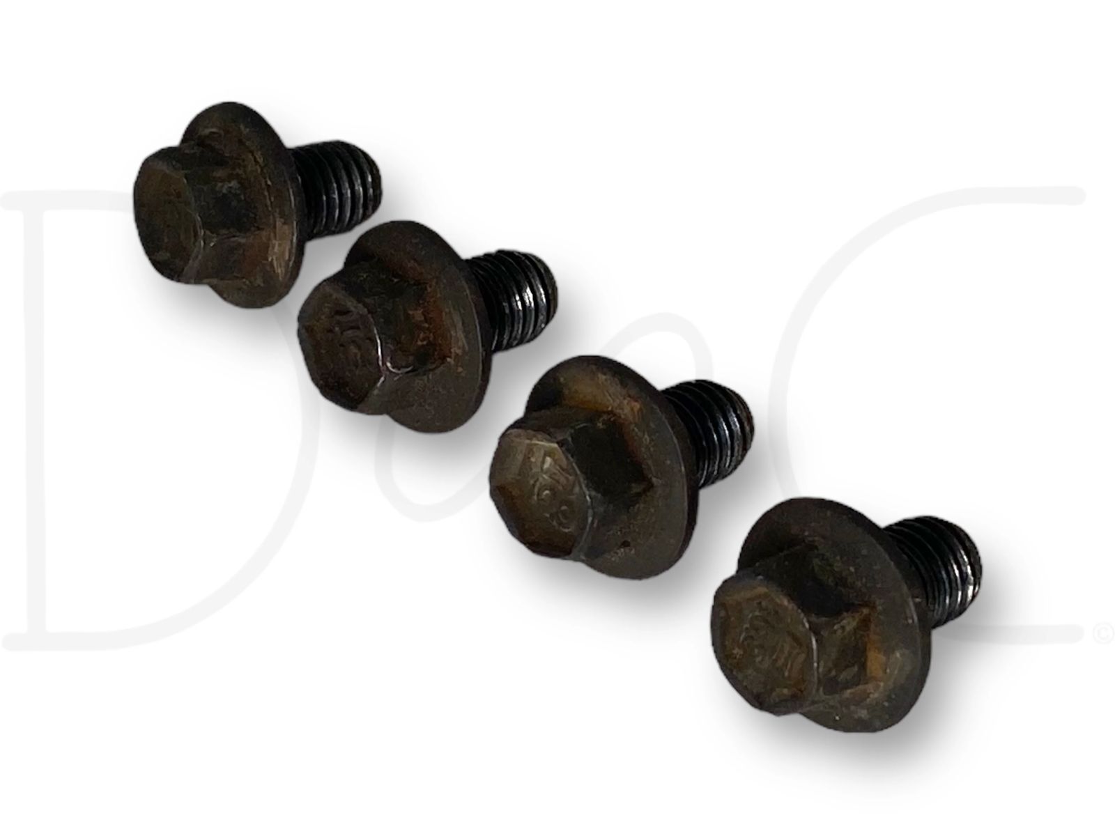 99-02 Ford F250 F350 7.3 7.3L Water Pump Pulley Bolts Bolt Set (4) OE ...