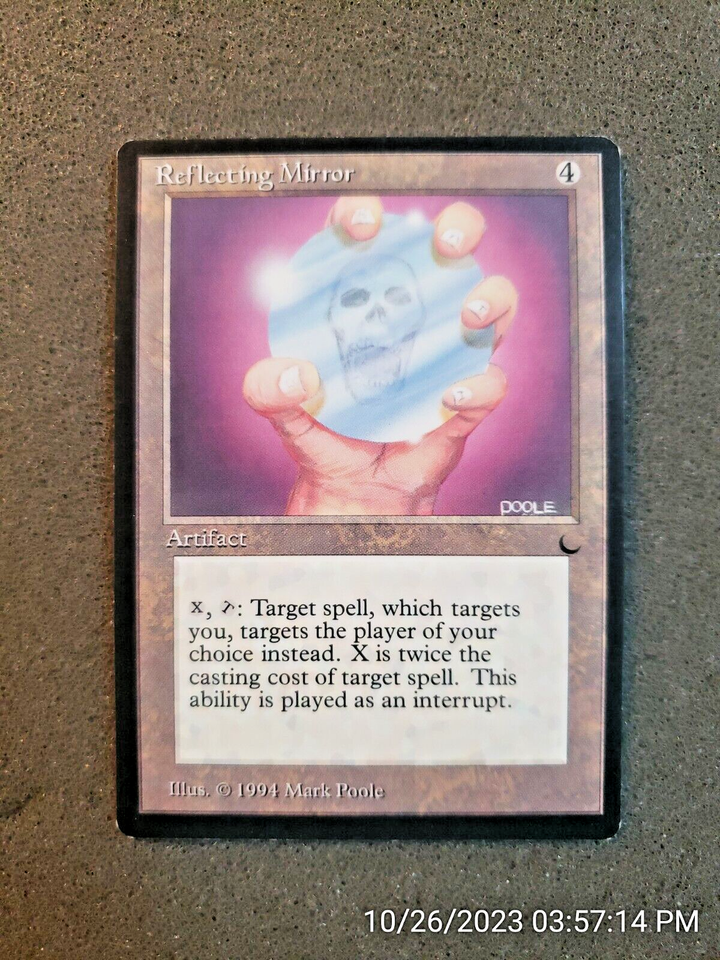 1994 Reflecting Mirror The Dark NM-MT Artifact Magic The Gathering MTG ...