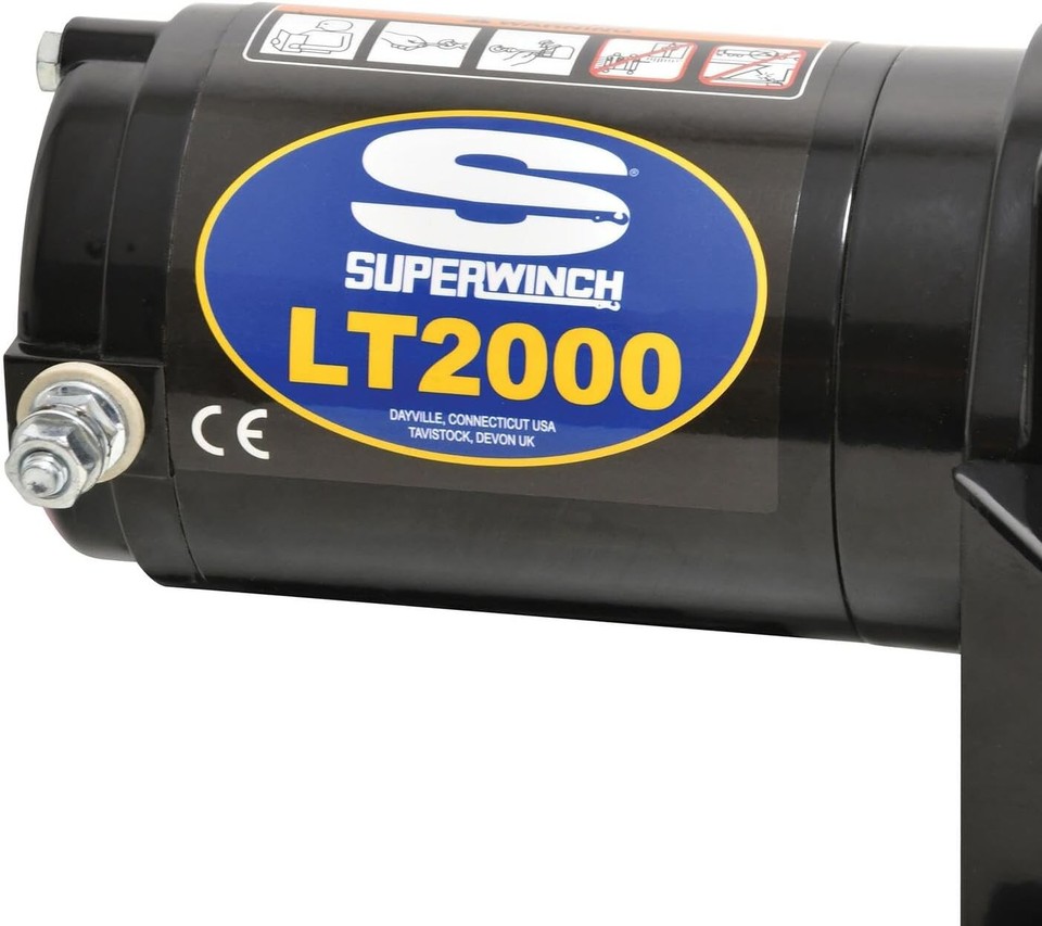 Superwinch 1120210 LT2000 12-Volt ATV Winch (2,000 lb Capacity) Winches ...