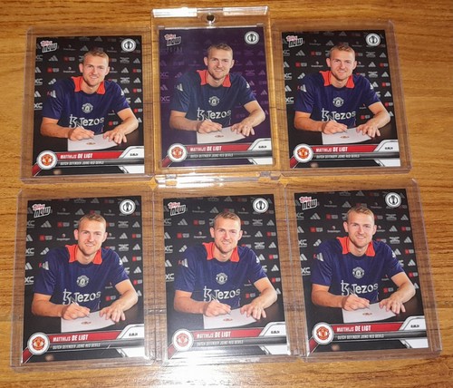 Topps Now 2024/25 de Ligt Manchester United purple /99 + 5 base | eBay