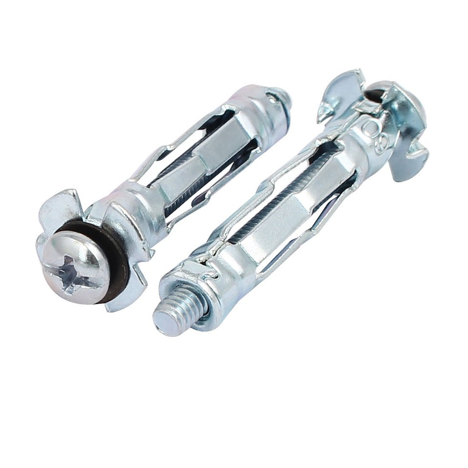 M4 Thread Expansion Bolt Sleeve Anchor 15pcs for 3mm-12mm Hollow Wall ...