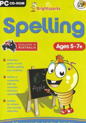 Brightsparks Spelling PC CD learn to spell words vocabulary write skills phonics | eBay