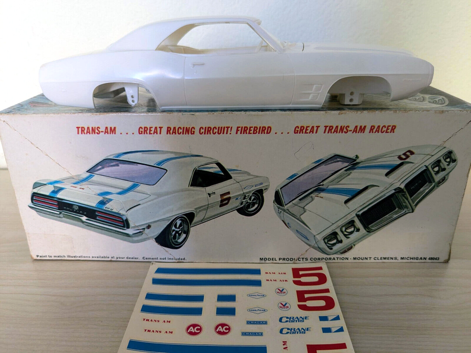 *ULTRA RARE! **ORIGINAL VINTAGE MPC "PONTIAC TRANS-AM FIREBIRD" KIT ...