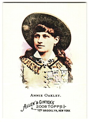 Annie Oakley 2008 Topps Allen & Ginter The World Champions Card #13 | eBay