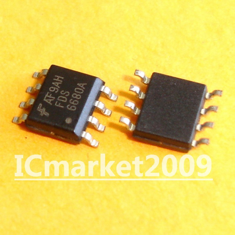 10 PCS FDS6680A SOP-8 FDS6680 6680A N-Channel Logic Level PowerTrench ...