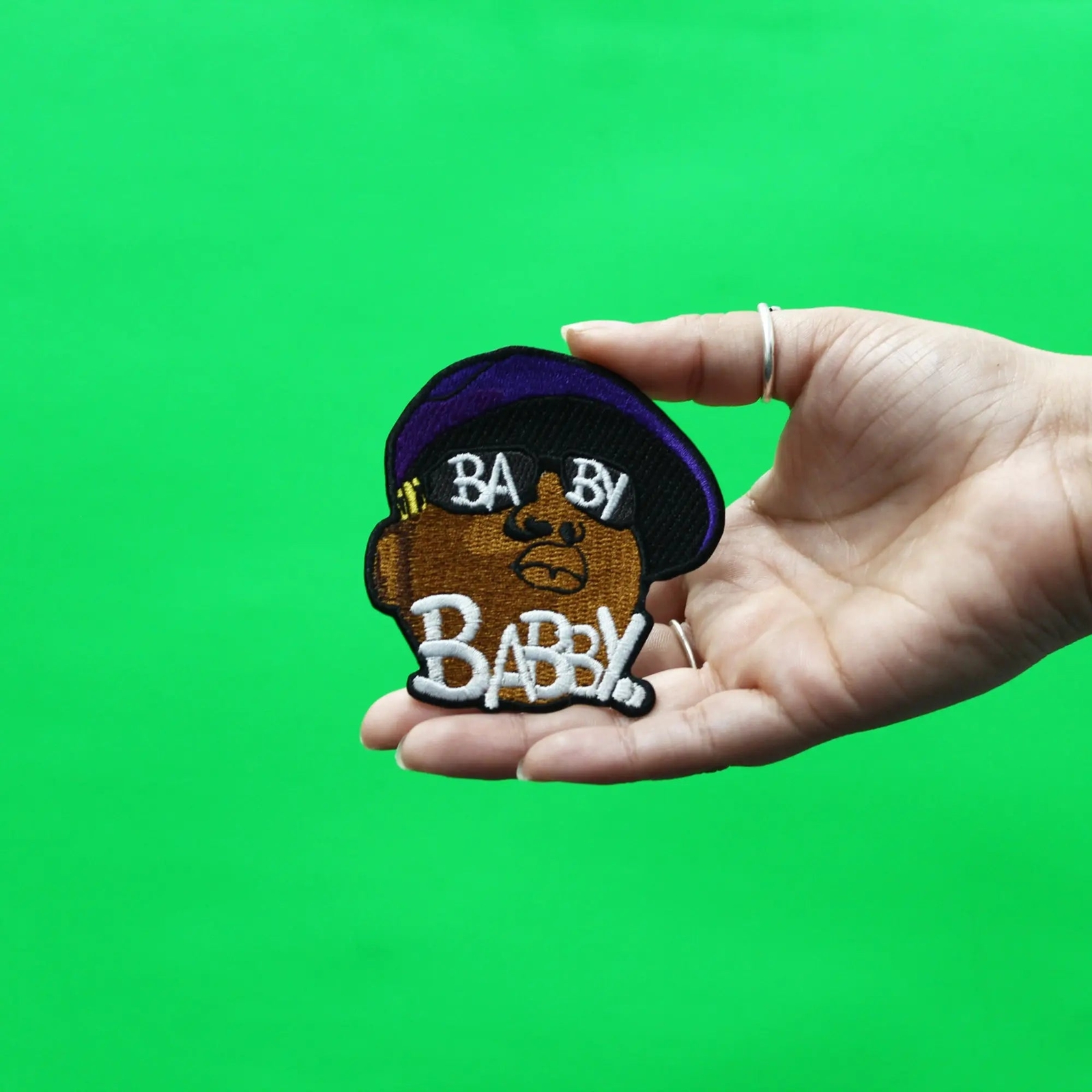 Black Frank White Its All Good Baby Patch East Coast Rapper Embroidered ...