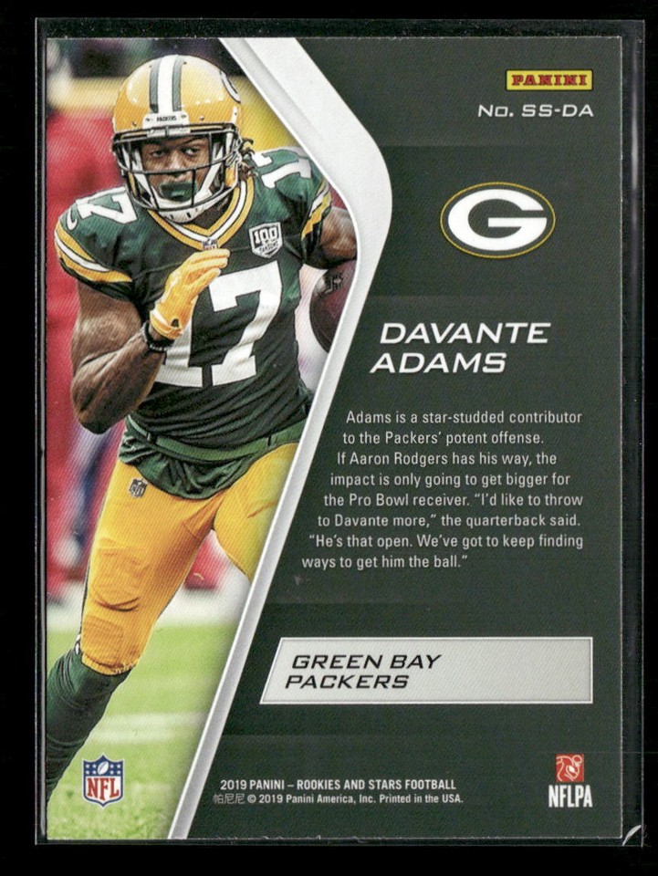 Davante Adams 2019 Panini Rookies & Stars #SS-DA Star Studded | eBay