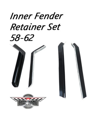 C1 Corvette Custom Fiberglass Inner Fender Retainers (4 Piece) 1958 ...