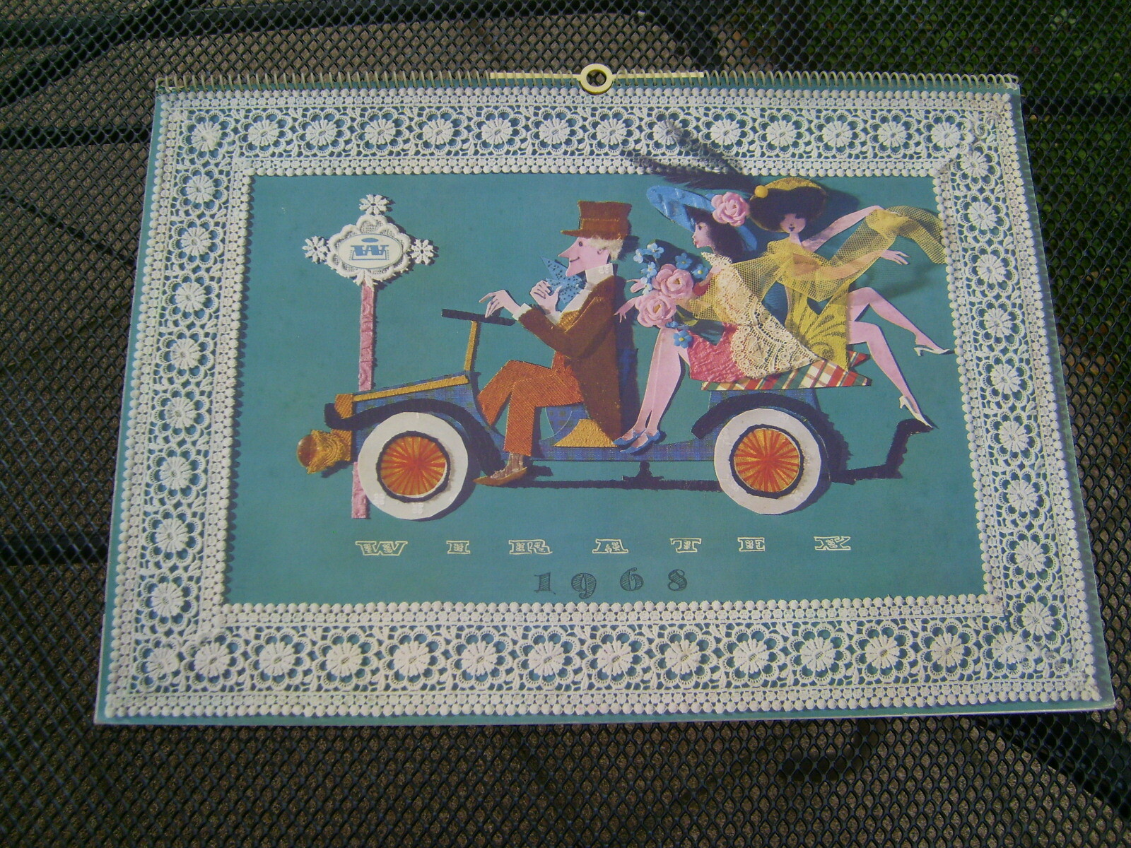 DDR Kalender Werbung Reklame WIRATEX Textilien Mode Bekleidung ...