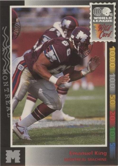 1992 Wild Card World League - Emanuel King #5 for sale online | eBay