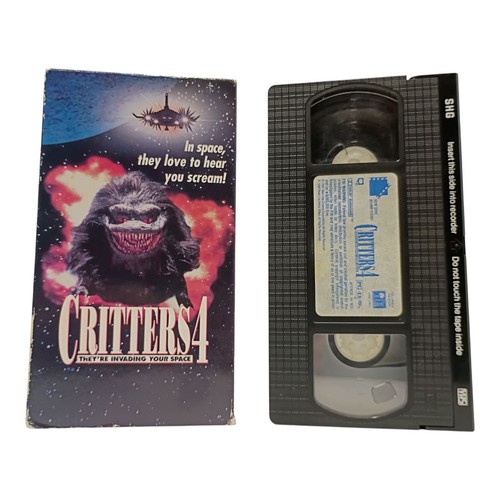 Critters 4 VHS 1992 New Line Home Video Release Horror Sci-Fi Comedy | eBay