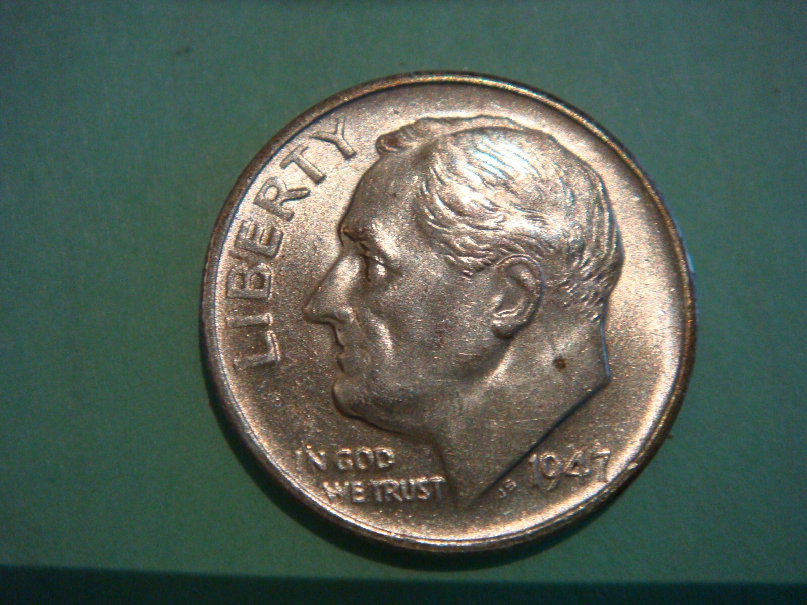 Nice 1947 S Roosevelt Dime Uncirculated Silver - UNC actual coin in ...