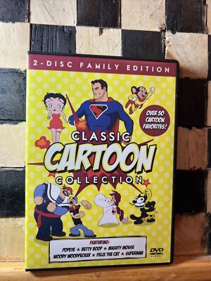 CLASSIC CARTOON COLLECTION - 2 DISC FAMILY COLLECTION DVD | eBay
