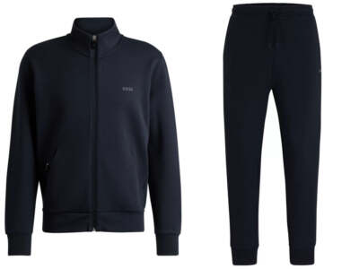 Hugo Boss 50506152-402/50506141-402 Navy Tracksuit | eBay