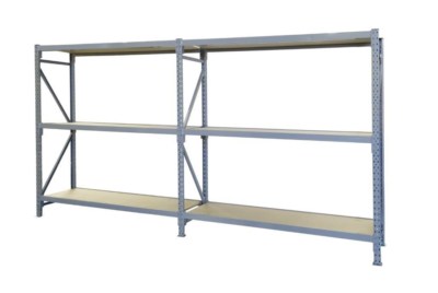 2 Bays of Heavy Duty Shelving Racking 2000mm high x 1800mm wide x 450mm ...