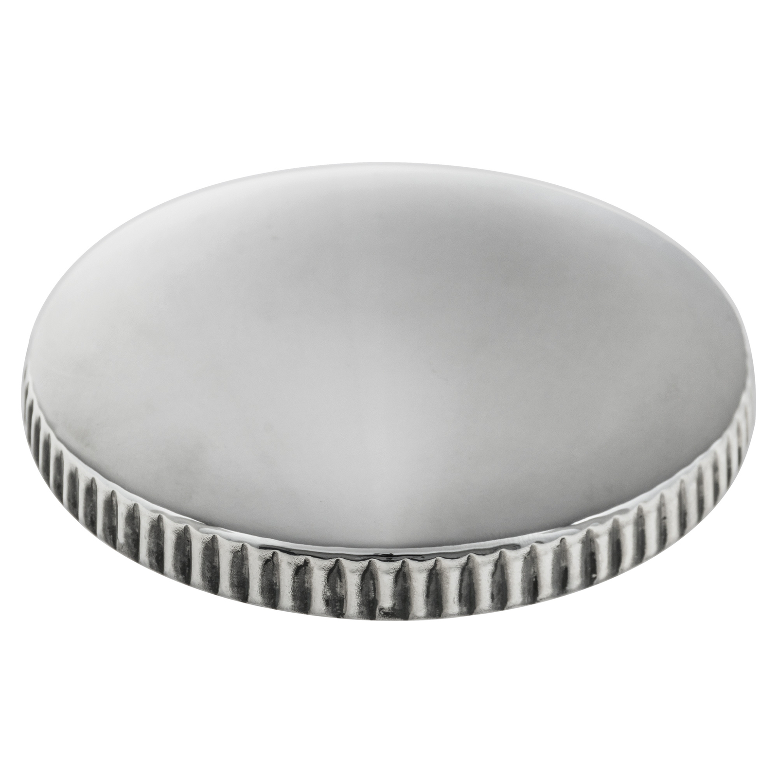 Fuel cap Ridged edge Non locking S/Steel MGB | Grelly UK