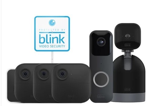 New Blink Whole Home Security Camera System Bundle 4 Cameras doorbell ...