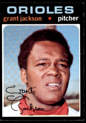 1971 TOPPS GRANT JACKSON BALTIMORE ORIOLES #392 | eBay