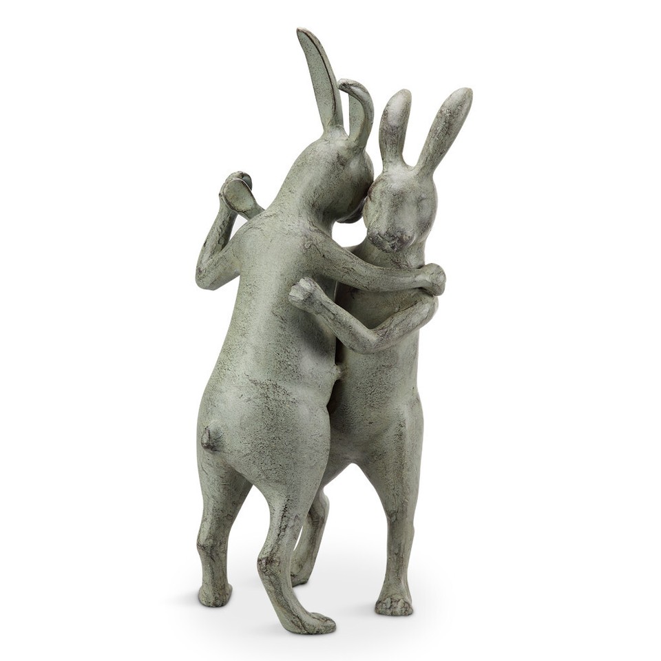 First Dance Rabbit Garden Sculpture Statue ~ SPI Home 34544 | eBay
