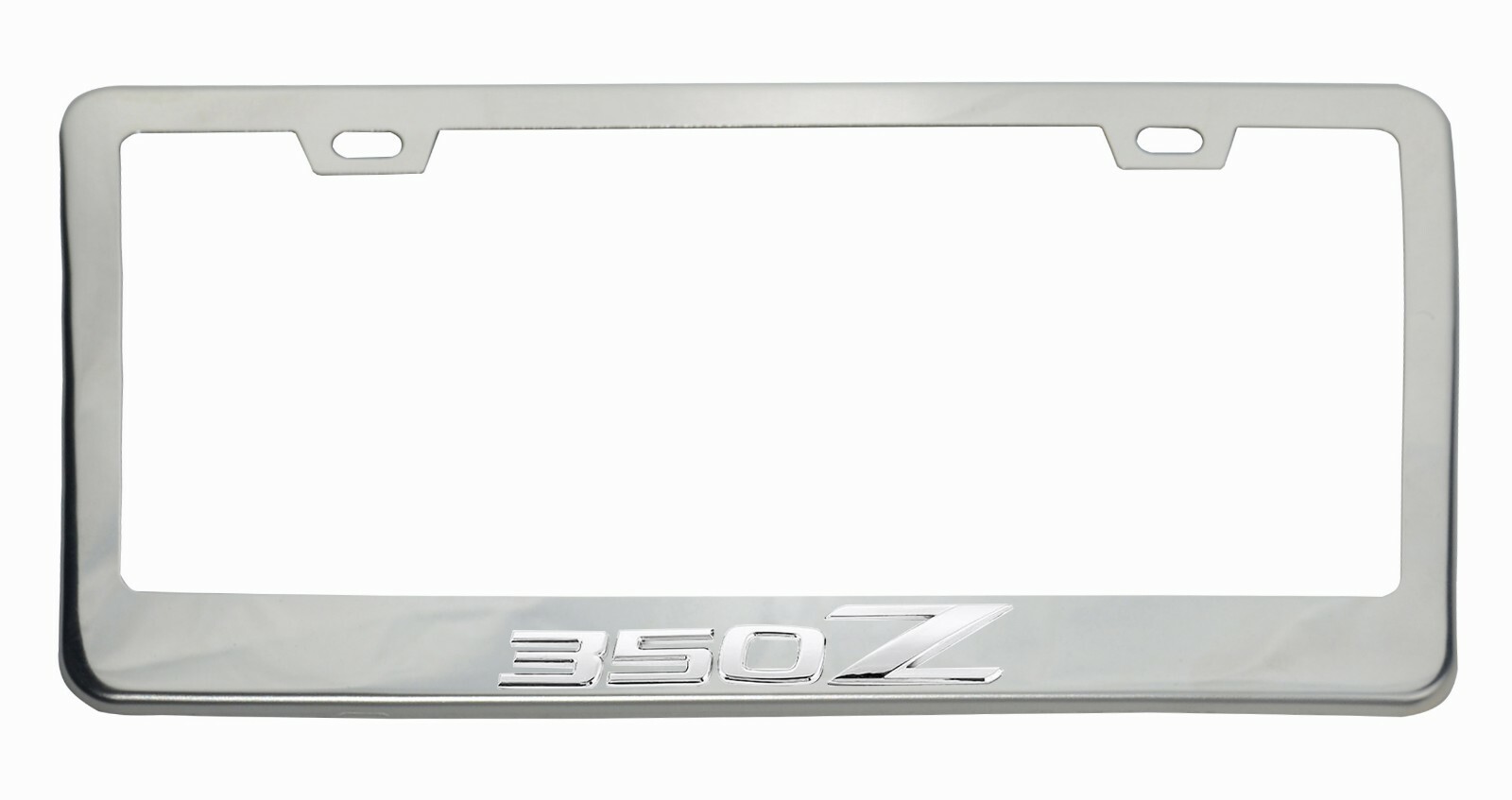 3D Chrome Letter 350Z Emblem Chrome Stainless License Plate Frame Rust ...