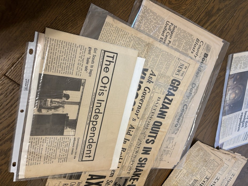 Mixed Assorted Lot Of Historical Newspapers, Overseas, And Usa. Ike ...