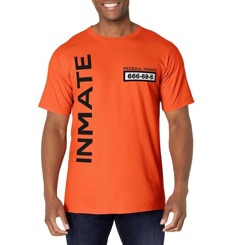 Inmate Halloween Prisoner Jail Costume Adults & Kids T-Shirt | eBay