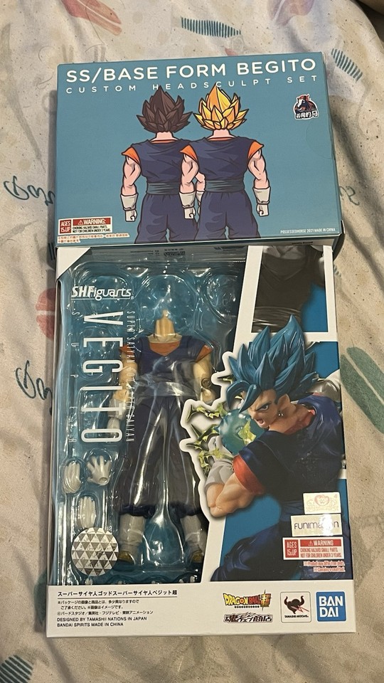 Sh Figuarts Super Saiyan Blue Vegito body w/ demoniacal fit super ...