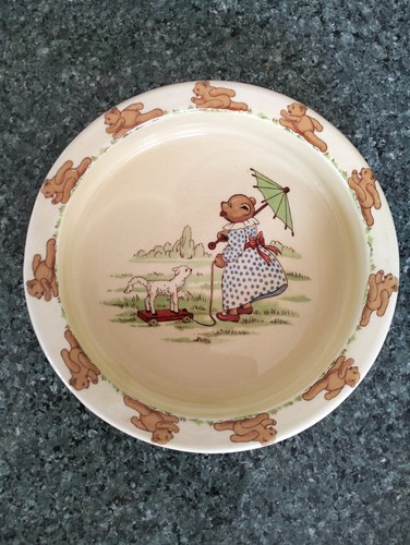 SylvaC ware England teddy bear baby feeding dish | eBay Australia