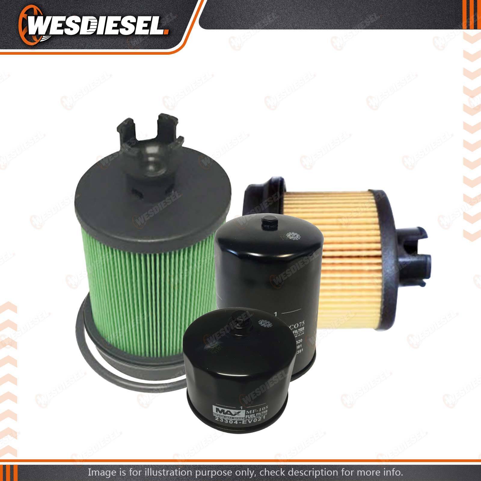 Oil Fuel Filter Service Kit fits Hino 300 XZU605R 645R 655R 700R 710R ...