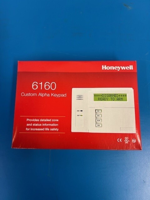 Honeywell 6160 Security Ademco Alpha Display Keypad - White (NEW ...