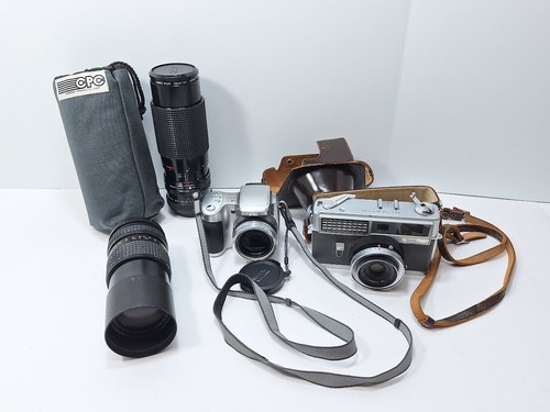 VTG Minolta Hi-Matic, Kodak Easy share & 2 Lenses Untested | eBay